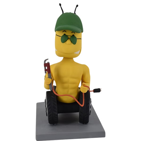 Cartoon Bobblehead made to look like Logo Mascot – Bbobbler