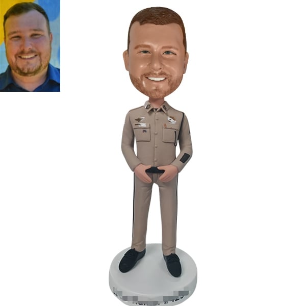 Custom Sheriff Bobblehead Police Officer – Bbobbler